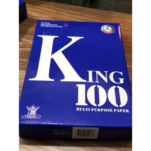 Giấy A4 (King 100 70gsm Chính hãng, Giá rẻ) | Shopee Việt Nam