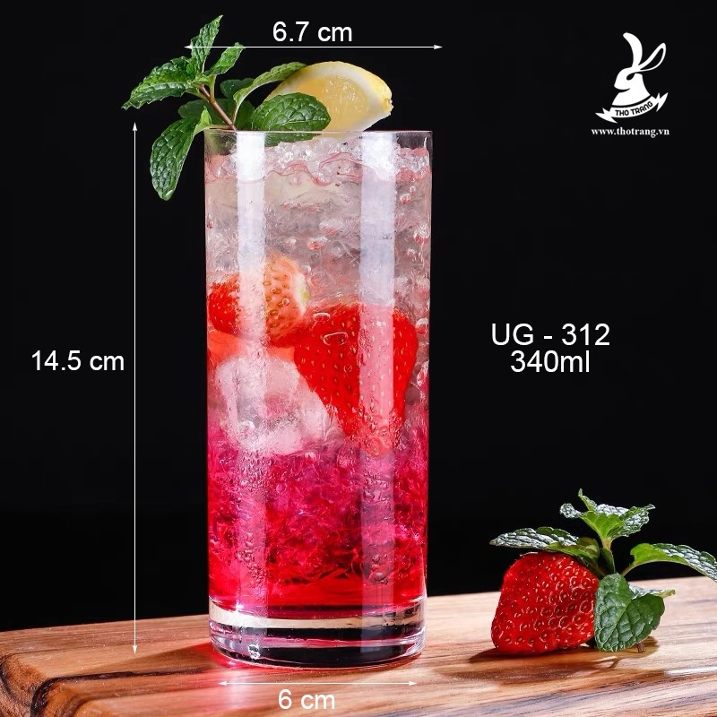 Ly Thủy Tinh UG312 - 340ml | Nhập Khẩu Thái Lan | Shopee Việt Nam