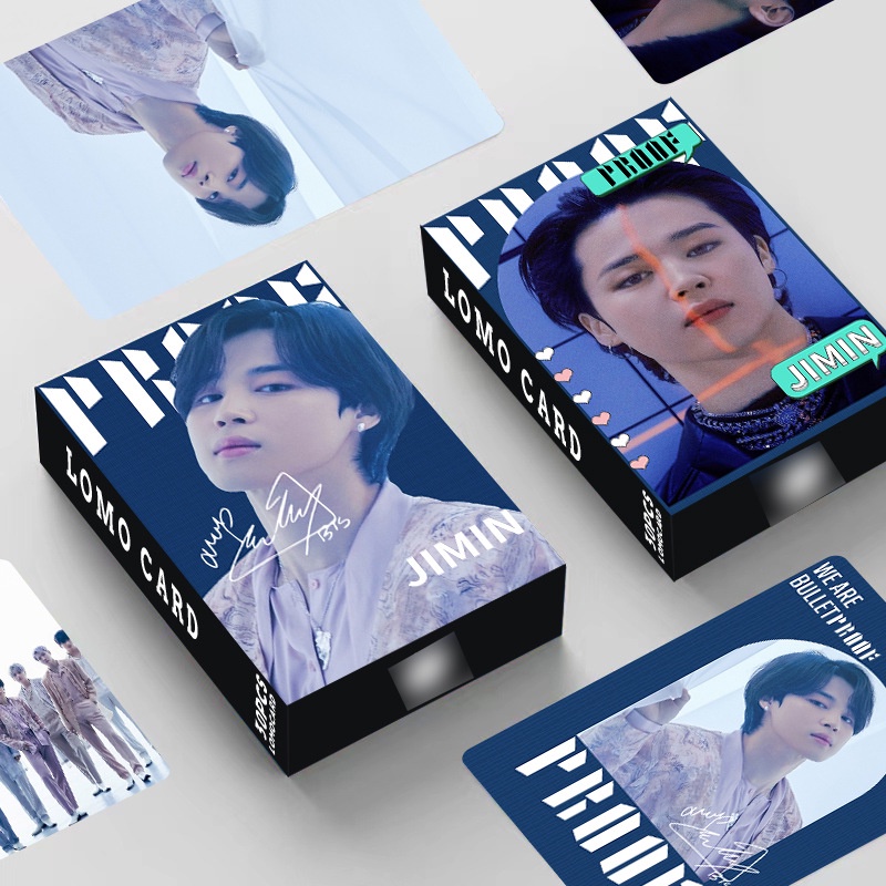 BTS Album PROOF JIMIN Photocard Lomo Card Double-sided Color Printing ...