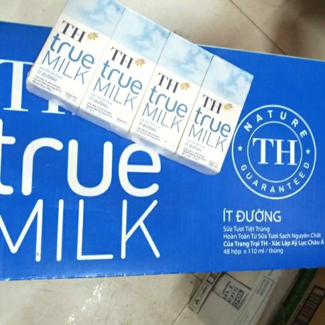 Thùng Sữa TH TRUE MILK 180ml | Shopee Việt Nam