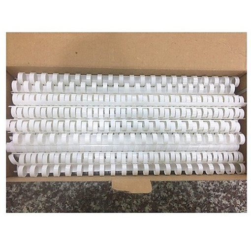 Gáy lò xo nhựa DSB 10 mm (100 cái/hộp) (80 tờ) - Trắng | Shopee Việt Nam