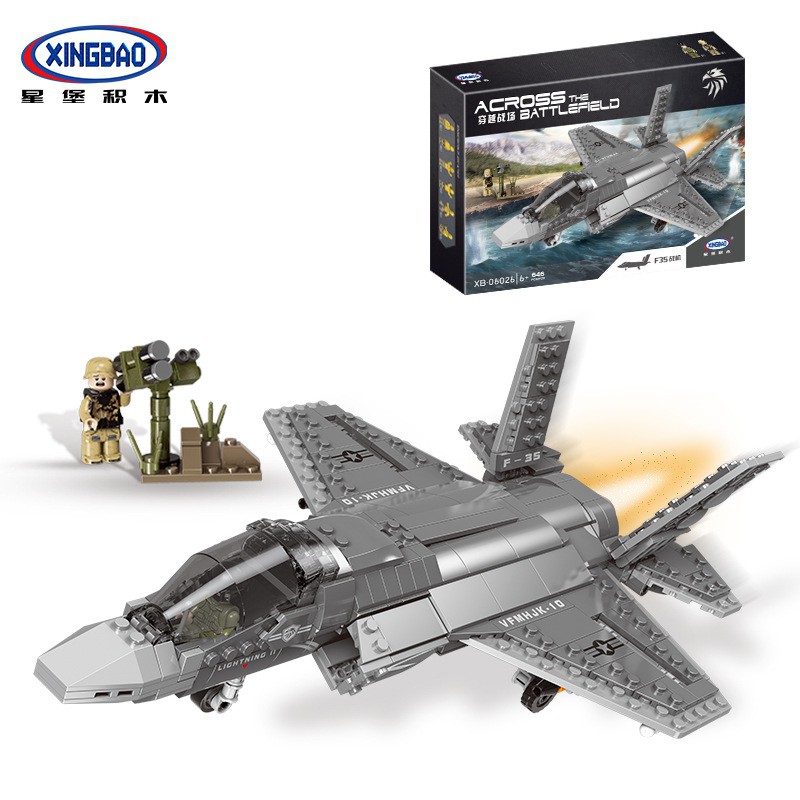 Đồ chơi lắp ráp Mô Hình Lego Máy Bay Tiêm Kích F-35 XB - 06026 | Shopee ...