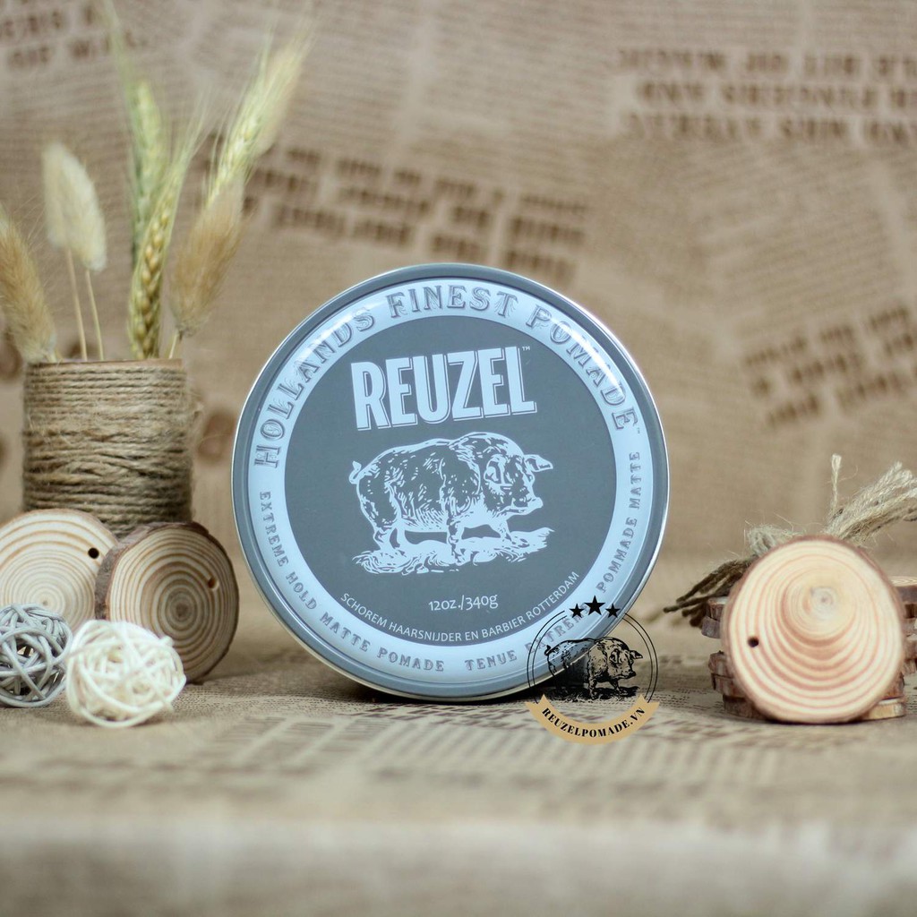 [CHÍNH HÃNG] Sáp Vuốt Tóc Reuzel Pomade - REUZEL EXTREME HOULD MATTE ...
