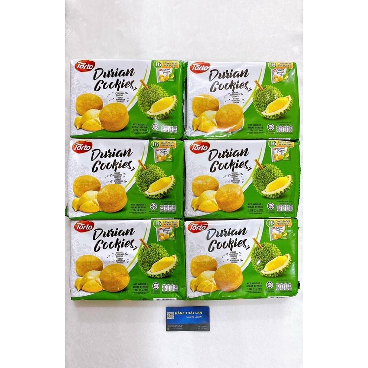 Bánh quy Torto Durian Cookies vị sầu riêng 120g | Shopee Việt Nam
