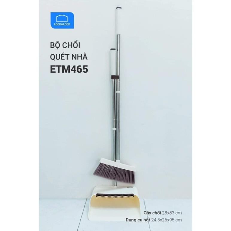 Bộ chổi quét nhà cao cấp kèm dụng cụ hót rác gấp siêu gọn ETM 465, loại ...