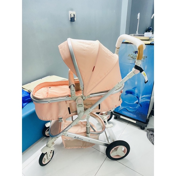 [THANH LÝ] Xe đẩy - xe nôi Belecoo 2 chiều ba tư thế | Shopee Việt Nam
