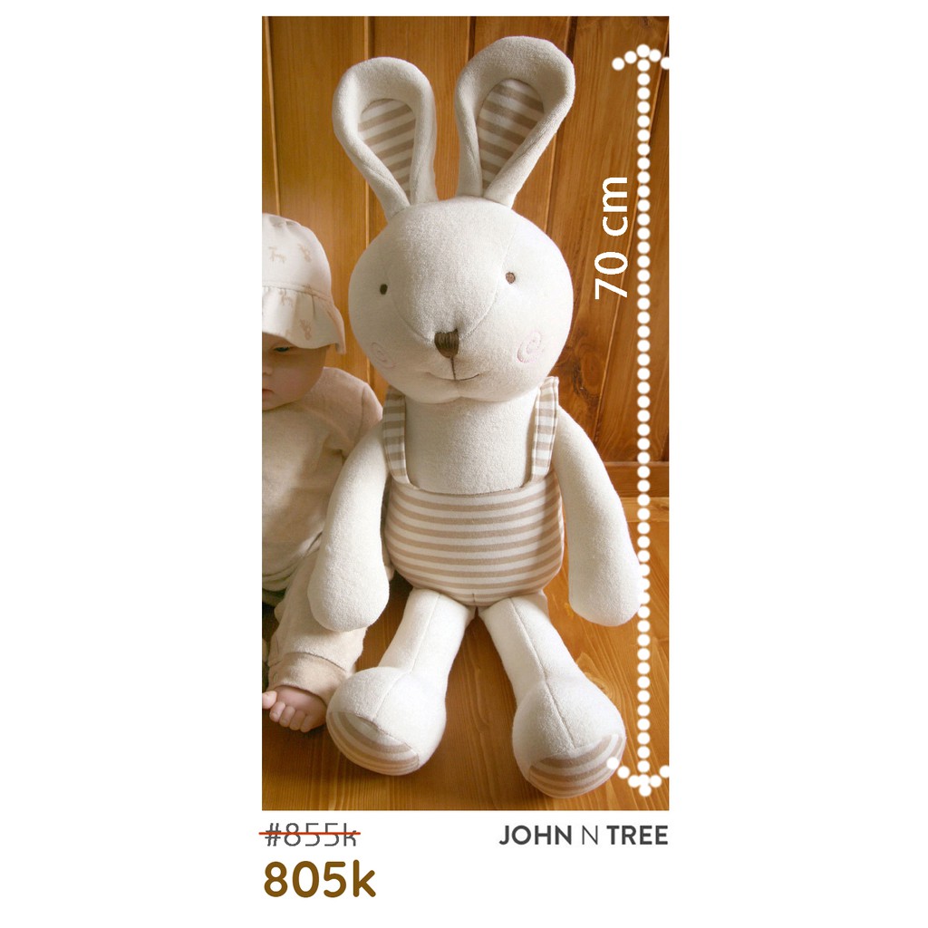 JOHN N TREE Thú bông organic cotton cao 70cm | Shopee Việt Nam