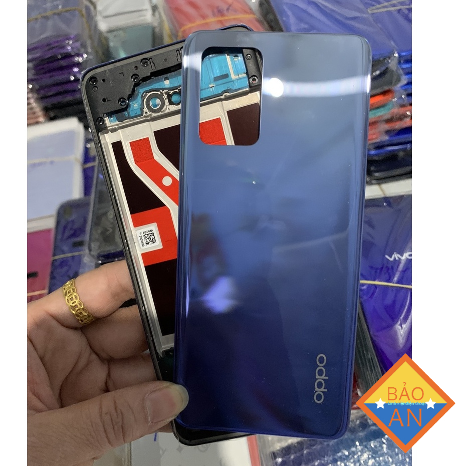 BỘ VỎ OP PO - A74 4g( gồn sườn,lưng, phím, kính cam) bản 4G | Shopee Việt Nam