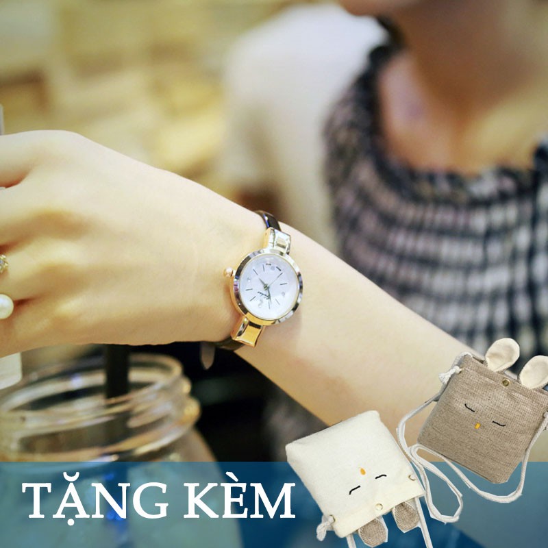 [ MUA 1 TẶNG 1] Đồng hồ dây da nhỏ Yuhou 6 màu | Shopee Việt Nam