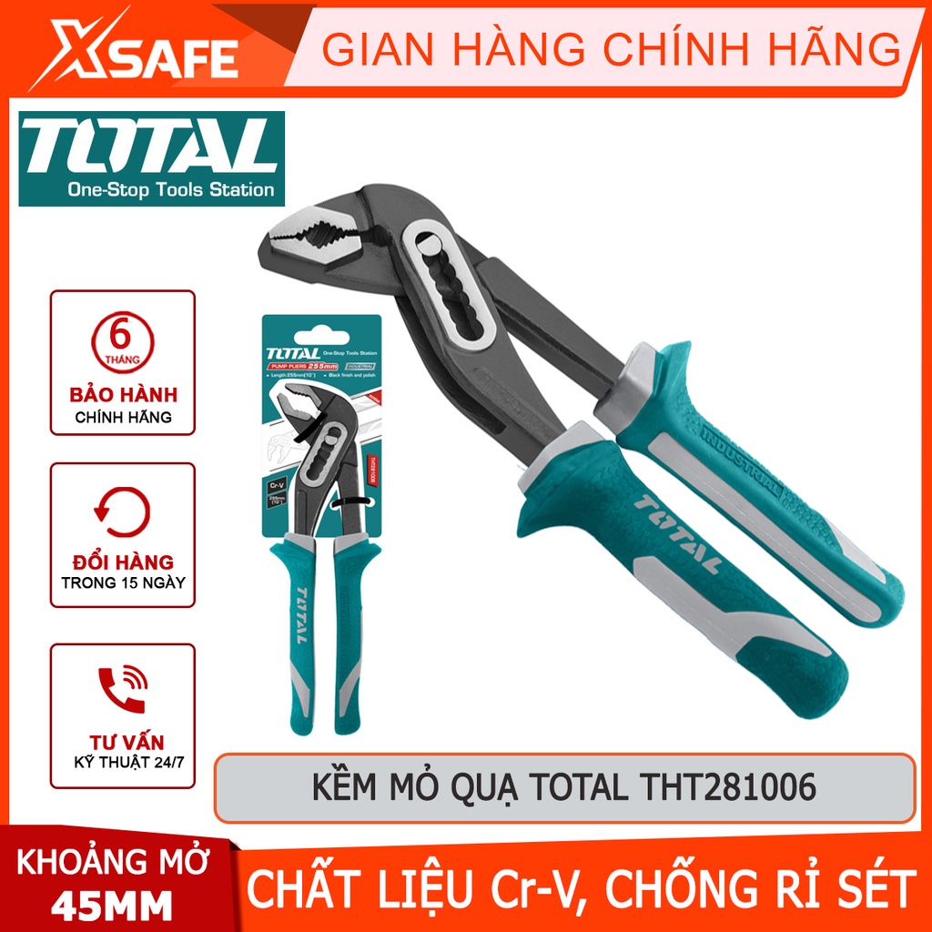 Kềm mỏ quạ TOTAL THT281006 Kìm mỏ quạ kích thước 250mm,chất liệu thép ...