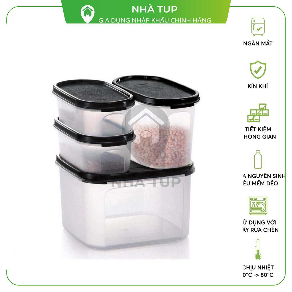 ( Chọn size) BỘ HỘP KỆ BẾP TUPPERWARE MODULAR MATES STARTER SET (4 ...