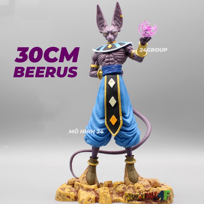 30CM Mô hình nhân vật cao cấp thần hủy diệt Beerus trong anime dragon ...