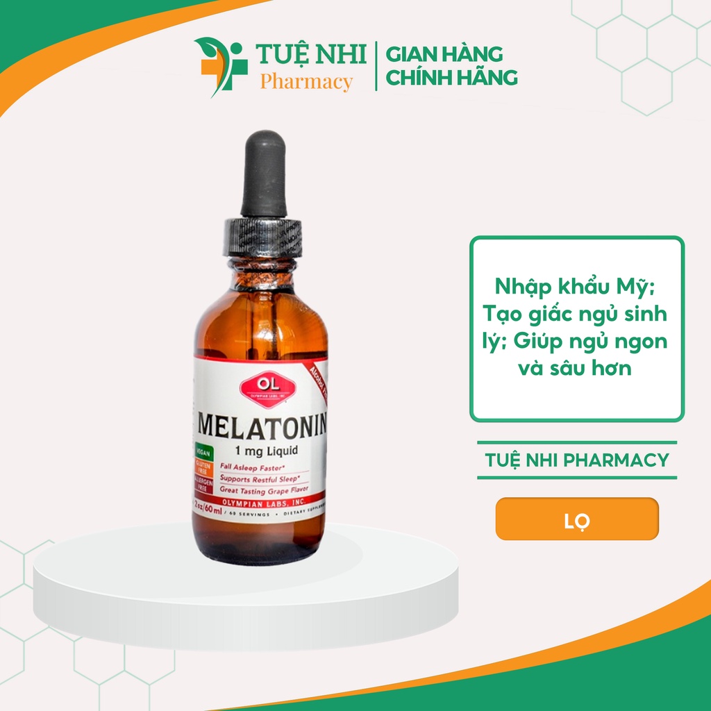 Siro Melatonin Olympian Labs Tạo Giấc Ngủ Sinh Lý, Giúp Ngủ Sâu và Ngon ...