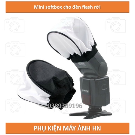 Softbox flash rời nhỏ - Softbox mini - tản sáng đèn flash | Shopee Việt Nam