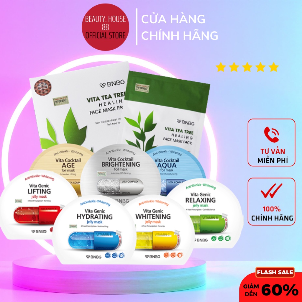 Mặt Nạ Dưỡng Da BNBG Vita Genic Jelly Mask 30ml | Shopee Việt Nam