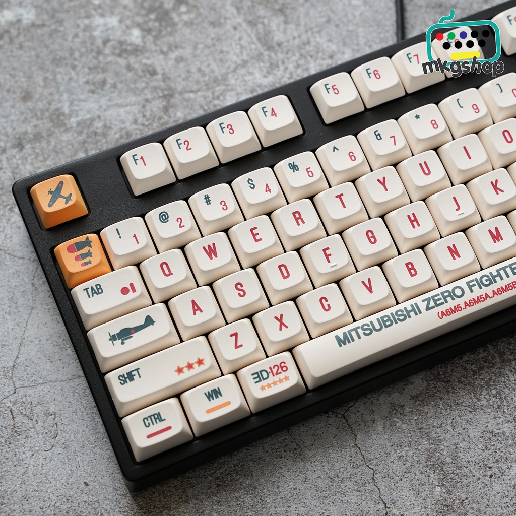 Nút bàn phím Keycap XDA Misubishi Zero Fighter chính hãng NP (Filco ...