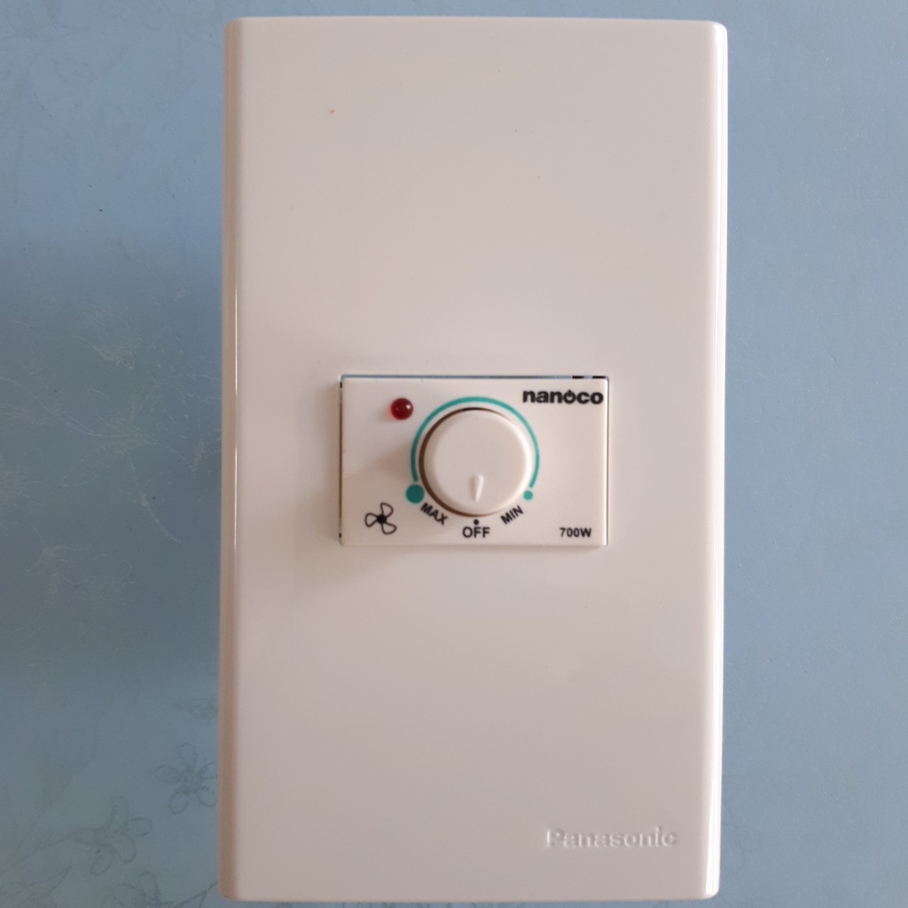 Bộ Mặt nạ 1 lỗ và công tắc dimmer điều chỉnh tốc độ quạt 700W NDF 603W ...