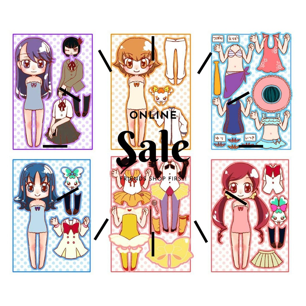 Set búp bê giấy _ Baby chibi | Shopee Việt Nam