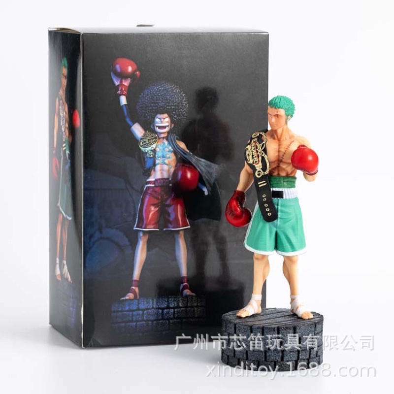 Mô hình figure nhân vật boxing Luffy - Zoro trong One Piece | Shopee ...
