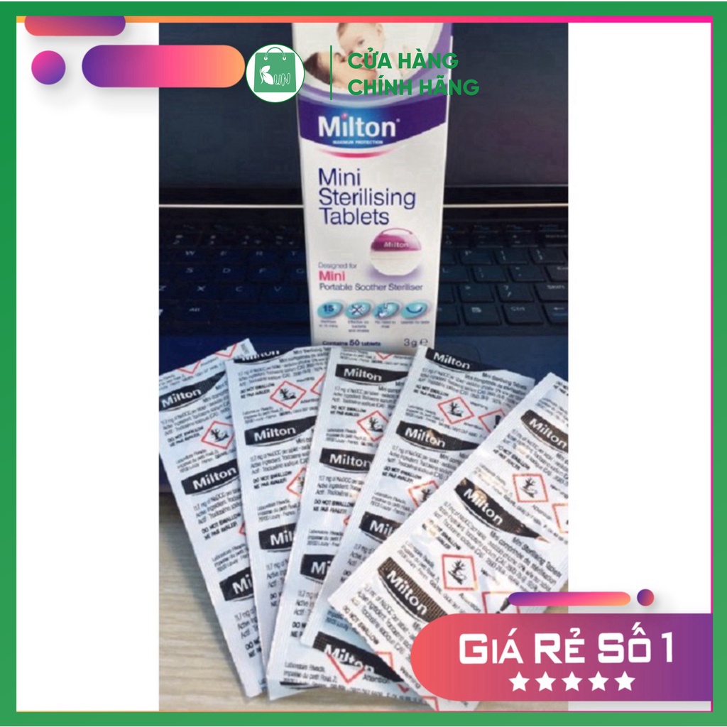 Viên tiệt trùng cốc nguyệt san Milton Bột tiệt trùng Lincare | Shopee Việt Nam