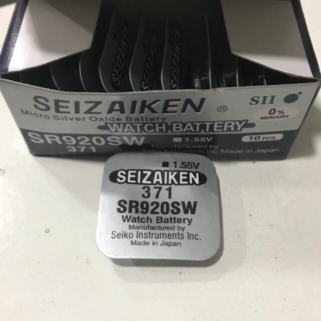 Viên pin đồng hồ Seizaken 371 SR920SW - Pin Seizaiken 920 - 371 chính ...