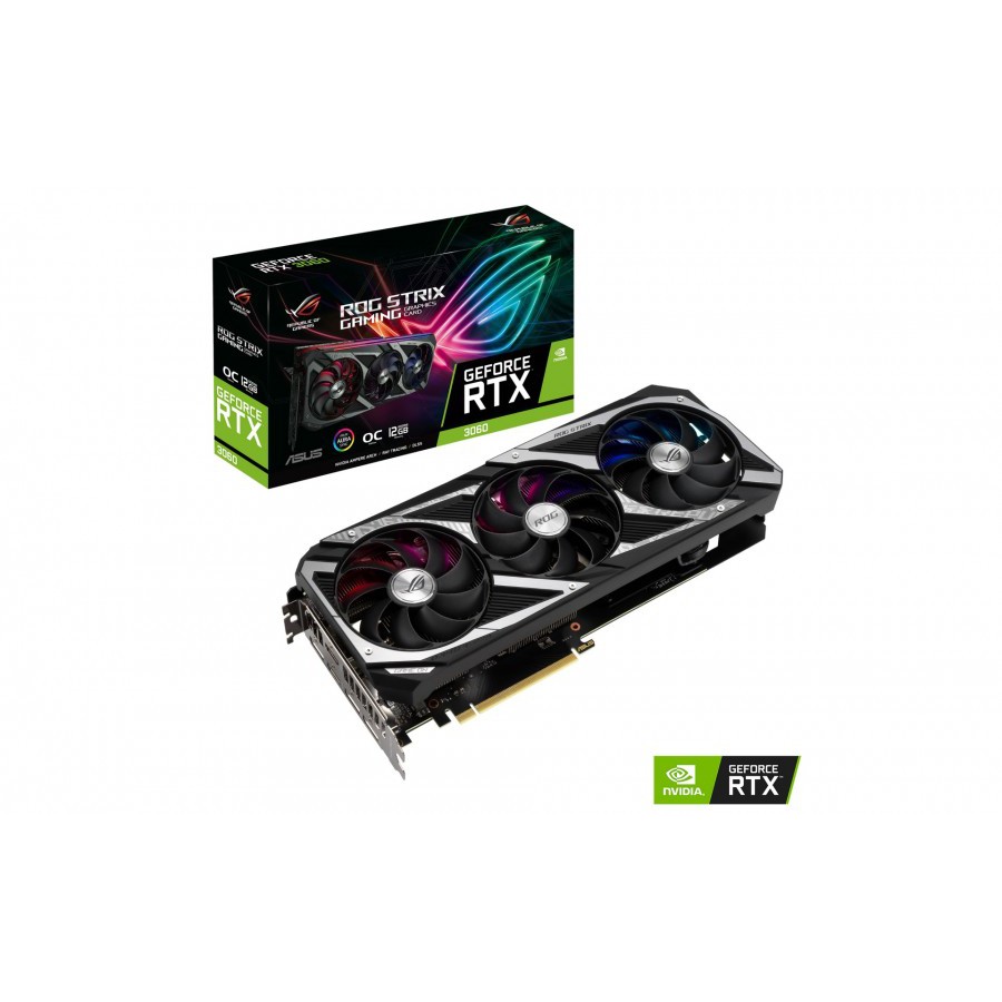 ASUS ROG STRIX GEFORCE RTX 3060 OC EDITION 12GB GDDR6 | Shopee Việt Nam