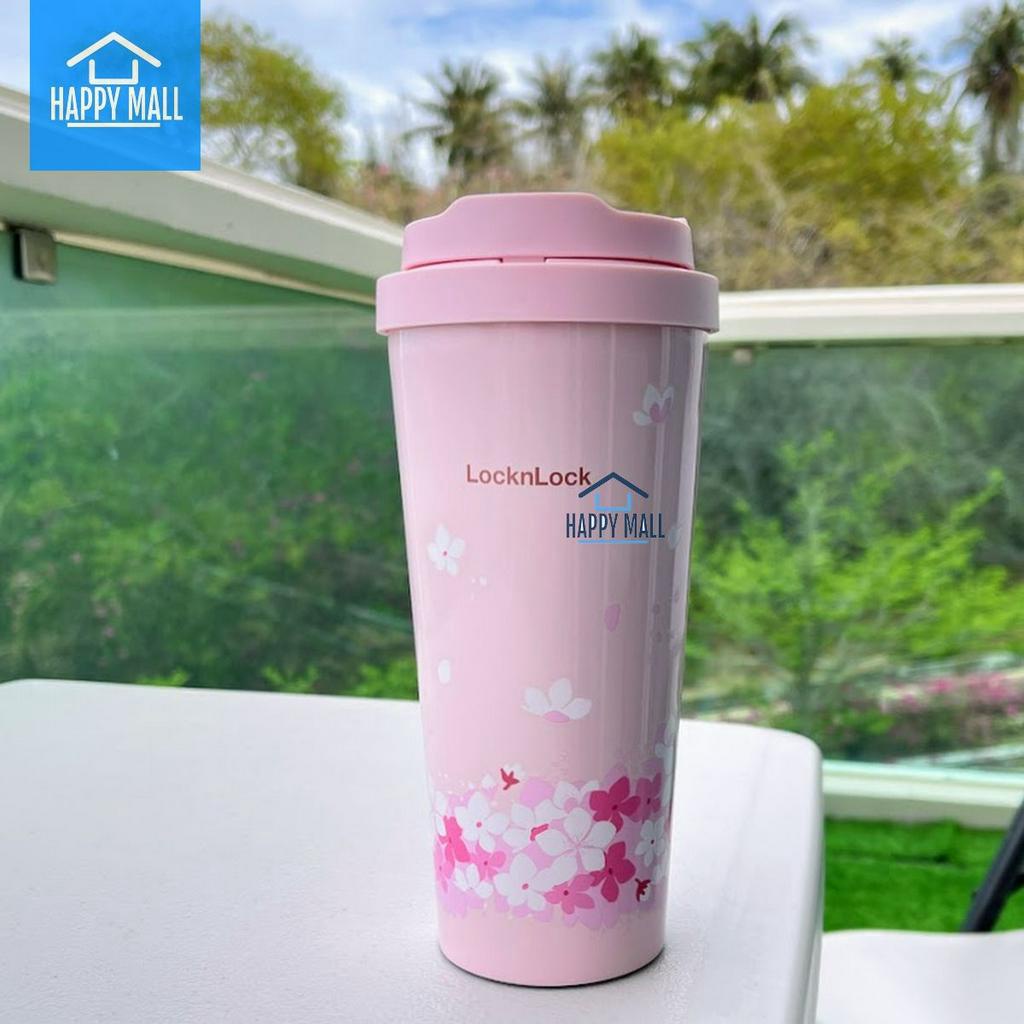 Bình Giữ Nhiệt Lock&Lock Energetic One-touch Tumbler 550ml LHC3249 Peach Blossom Happy Mall ...