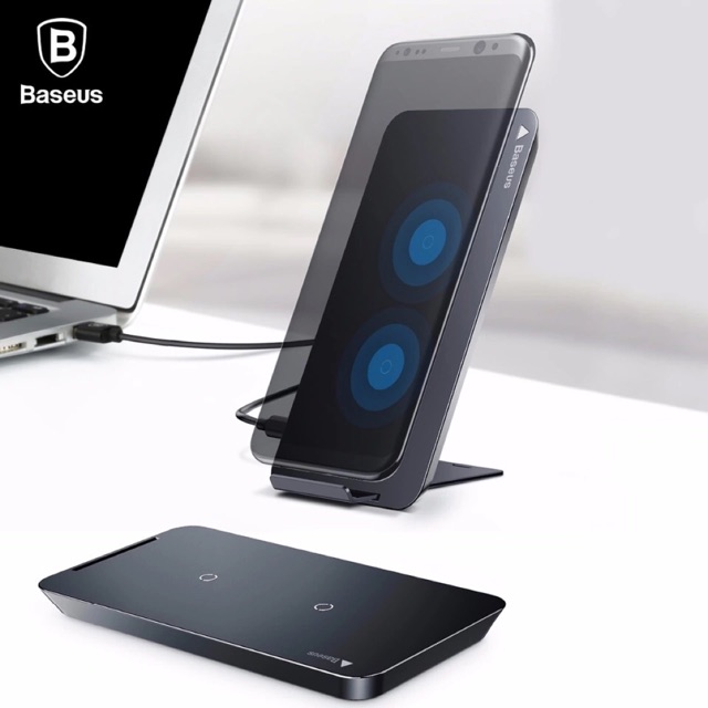 Sạc nhanh không dây chính hãng BASEUS 2 tư thế | Shopee Việt Nam
