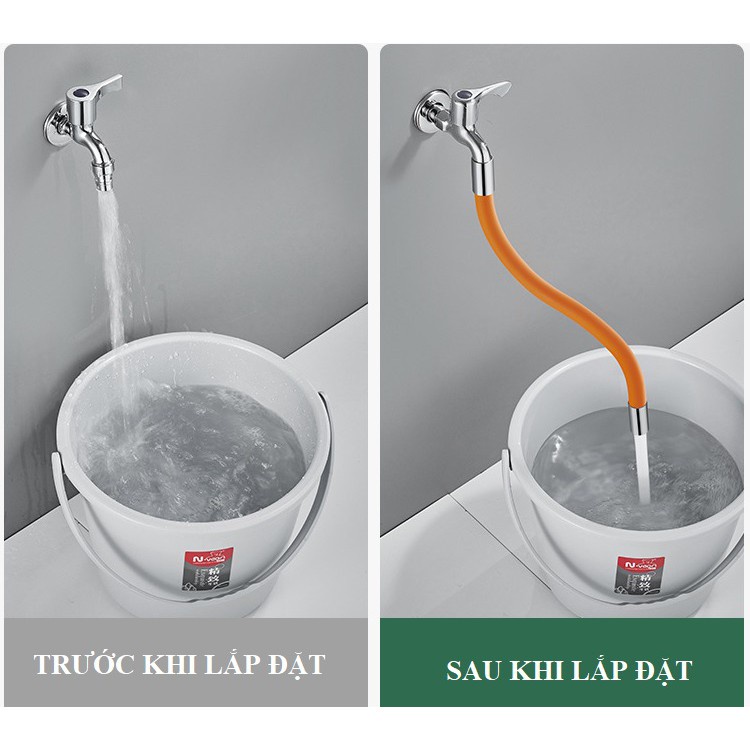 Ống nối dài vòi nước xoay 360 độ linh hoạt tiện lợi 20/30/50cm | Shopee Việt Nam