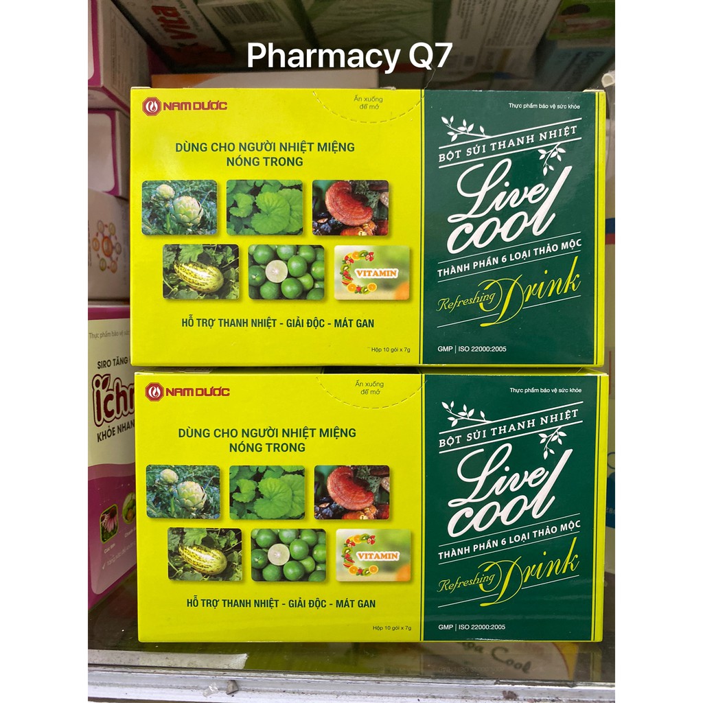 HỘP 10 GÓI LIVE COOL LIVER COOL NAM DƯỢC CÓ ĐÙONG- THANH MÁT | Shopee ...