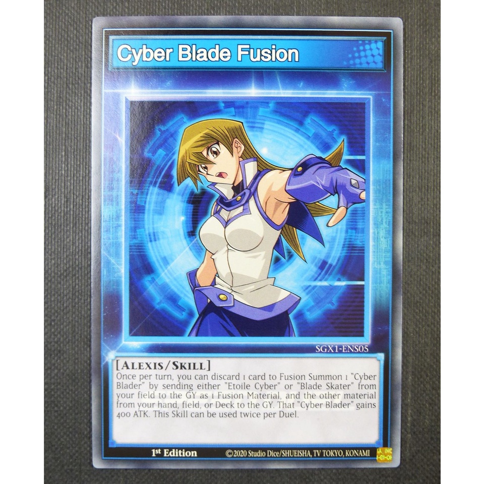 Bài Yugioh Token Cyber Blade Fusion Art Alexis Rhodes Shopee Việt Nam