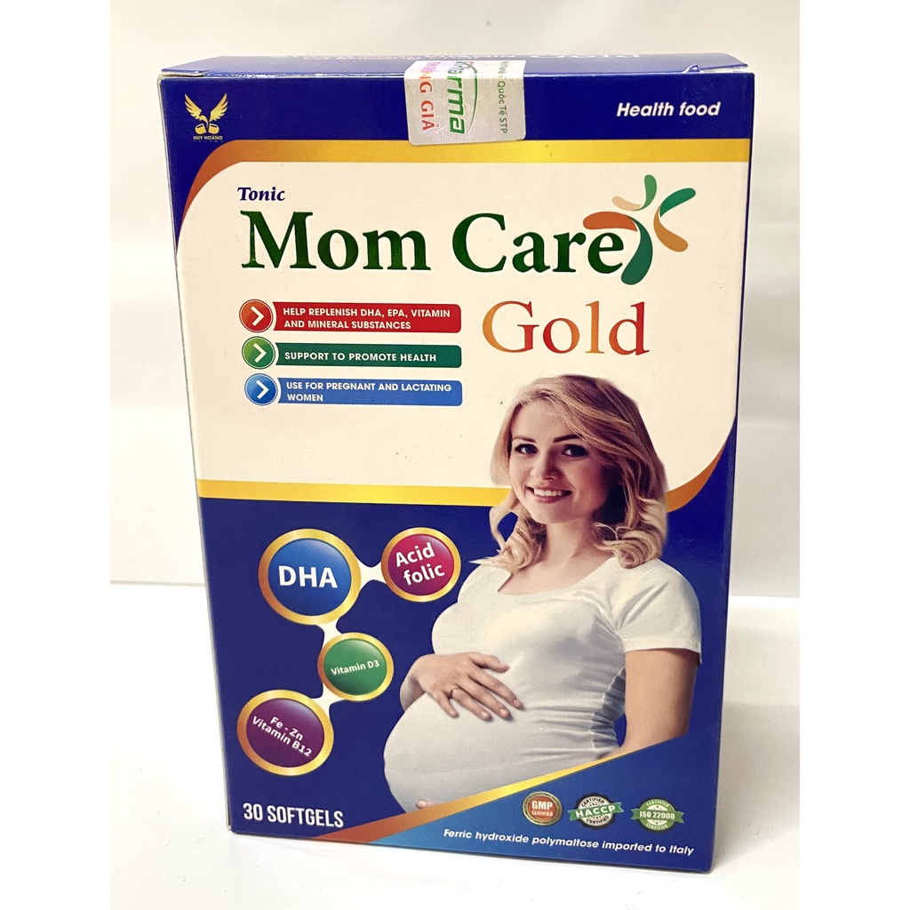 [CHÍNH HÃNG] MOM CARE GOLD TPCN BỔ SUNG VITAMIN , KHOÁNG CHẤT, DHA VÀ ...