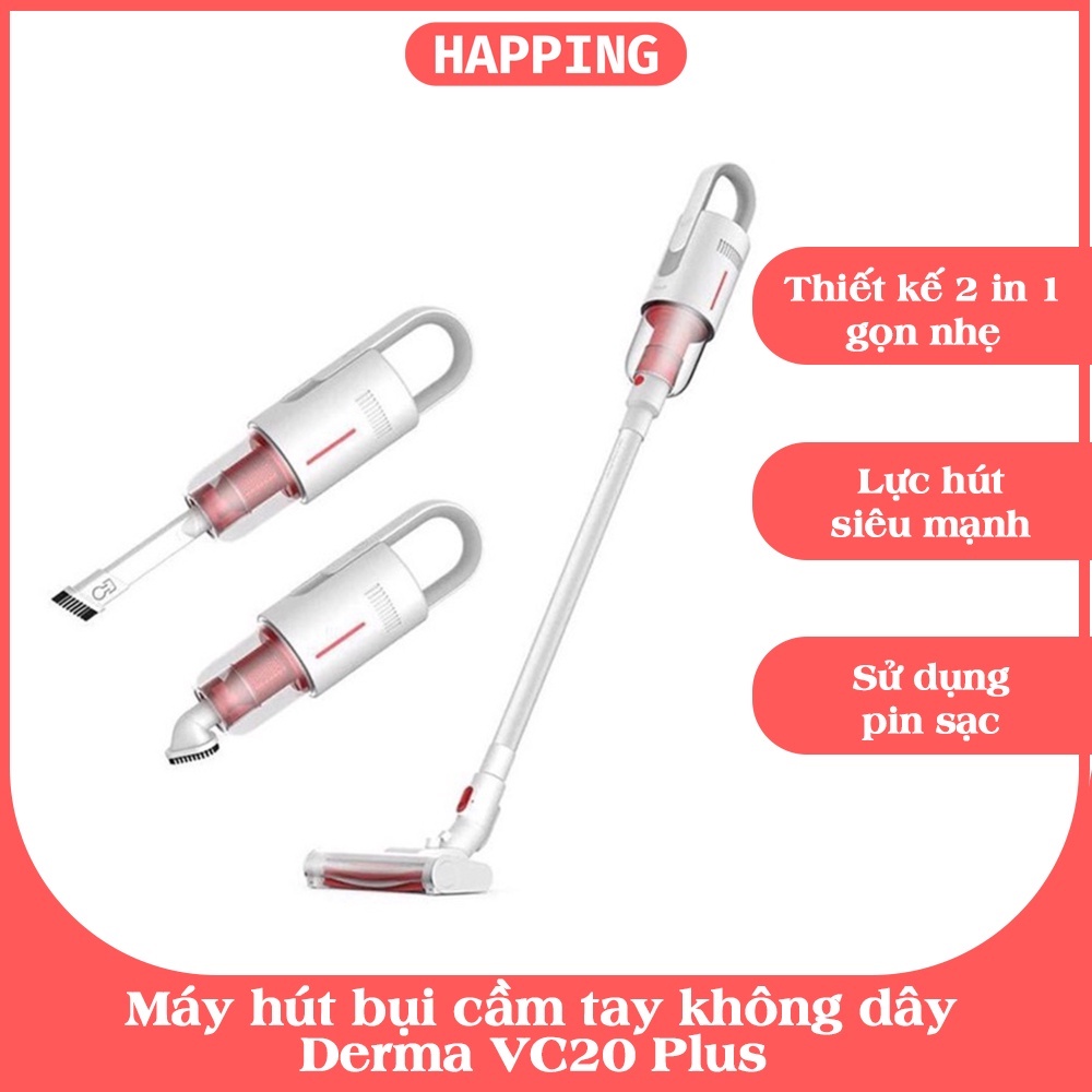 Máy hút bụi cầm tay không dây Deerma VC20 Plus | Shopee Việt Nam