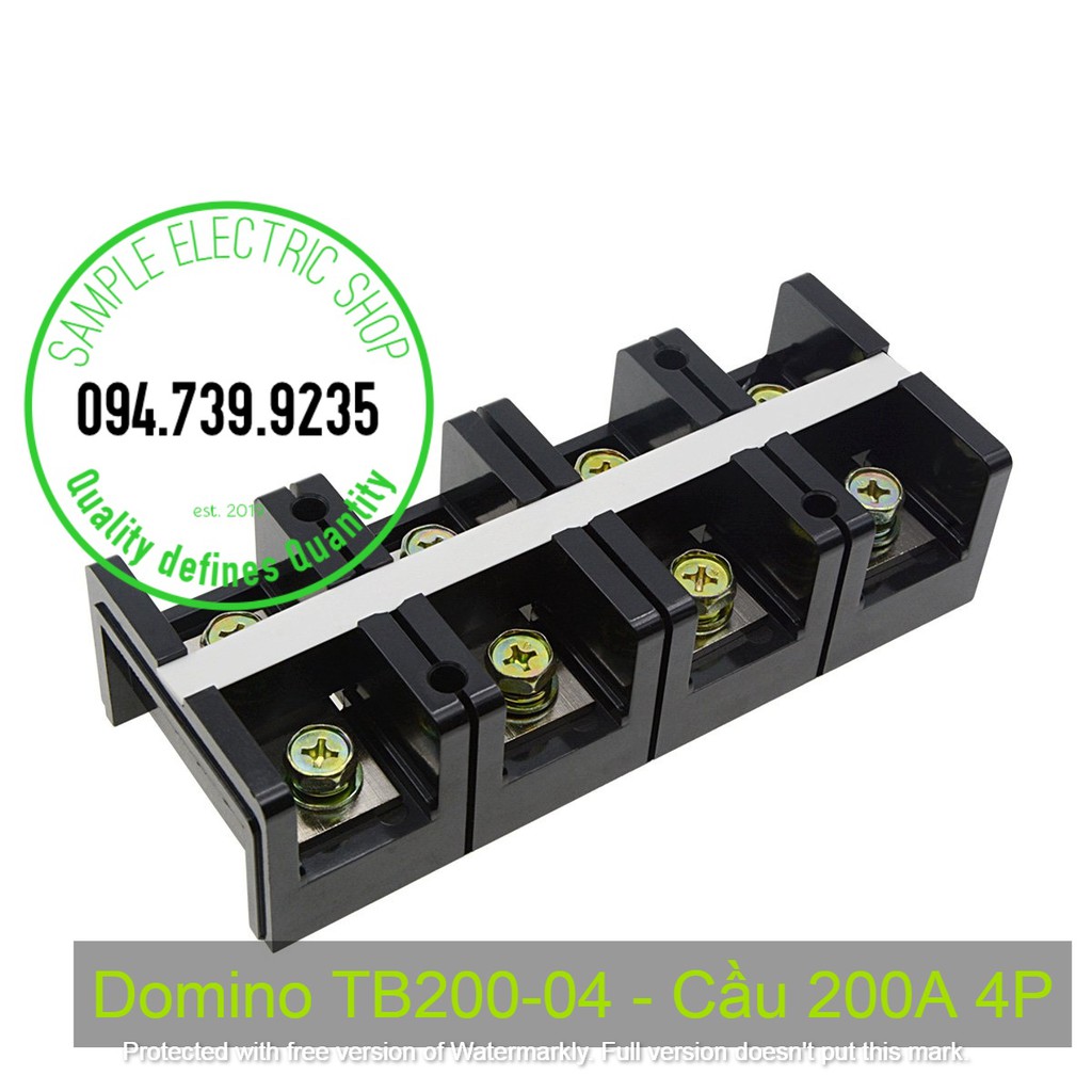 Cầu đấu TB20004 - Cầu Domino 200A 4P - cầu đấu khối 200A 4P | Shopee ...