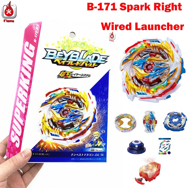 Superking ・ B-171 ・ Tempest Dragon ・ Cm ・ 1A ・ Single Beyblade Full Launcher Bey ・ Spark ...