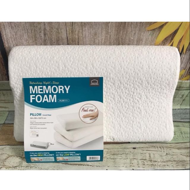 Gối LocknLock Memory Foam Cao Cấp , Nâng Đỡ Cột Sống,Giảm Đau Mỏi Cổ ...