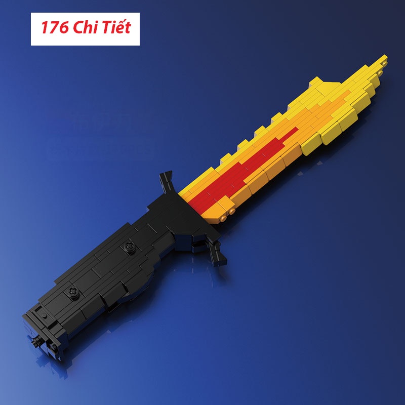 Đồ chơi lắp ráp xếp hình mô hình CSGO PUBG Butterfly / M9 bayonet / Karambit / Flip / Bowie ...