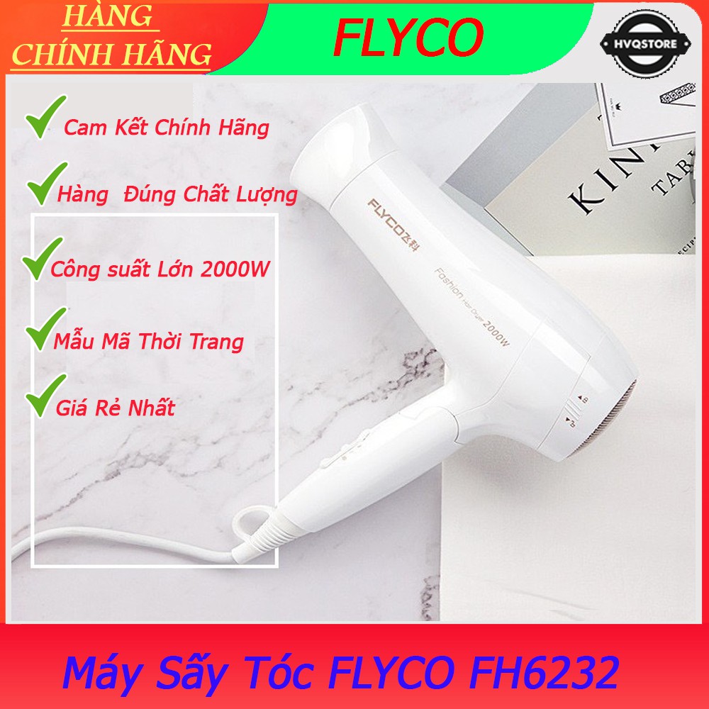 Máy Sấy Tóc FLYCO FH6232 Chính Hãng Công Suất 2000w | Shopee Việt Nam