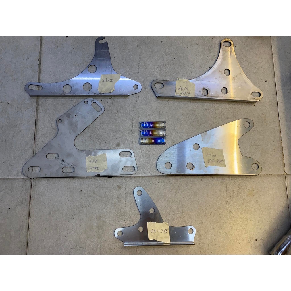 Bát pát inox 304 cho pô 4road xe tay ga SH Vision Vario , pass bô 4Road ...