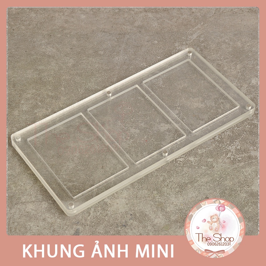 Khung Ảnh Mini - Khung Đựng 3 Ảnh/Card | Shopee Việt Nam