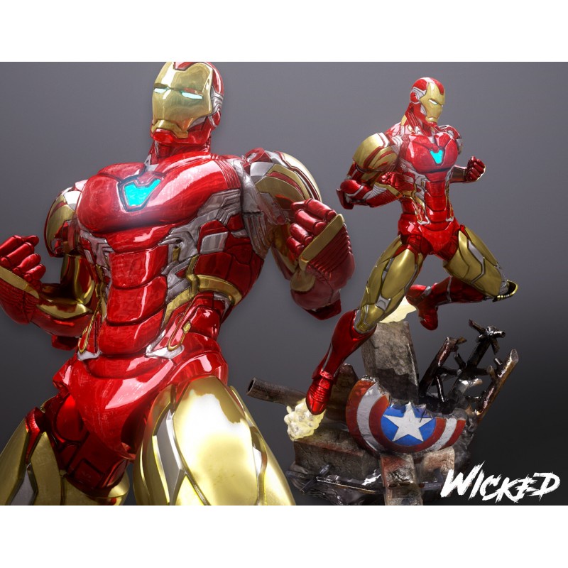 File in 3D Iron Man And The Shield - Marvel | Shopee Việt Nam