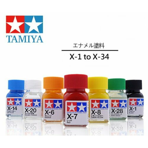 Sơn mô hình gốc dầu (Enamel Paint) TAMIYA X1 X2 X3 X4 X5 X6 X7 X8 X9 ...