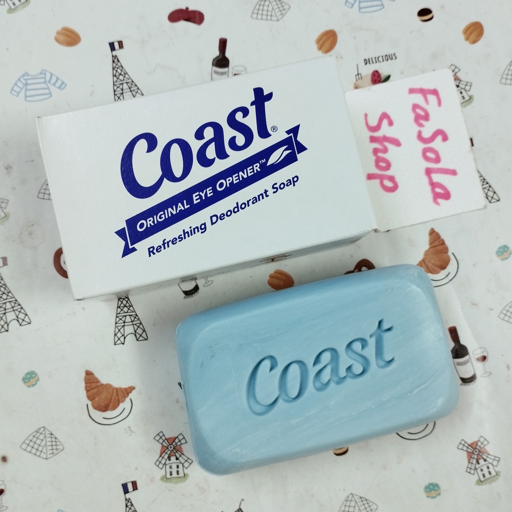 Xà phòng Coast 113g Mỹ soap bar USA sáp khử mùi nam tính thơm deodorant classic scent eye opener ...