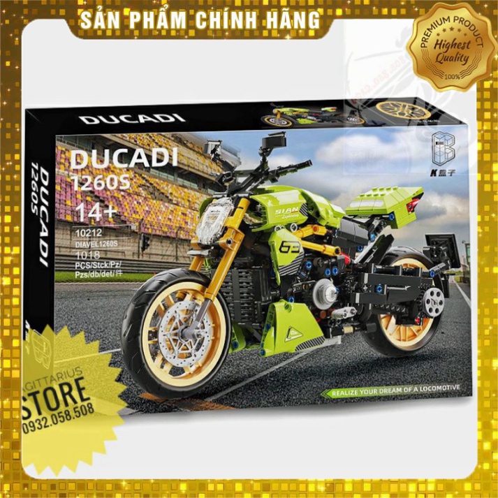 Lego Kbox 10212 Lắp Ráp Siêu Xe Ducati Diavel 1260S ( 1018 Mảnh ...