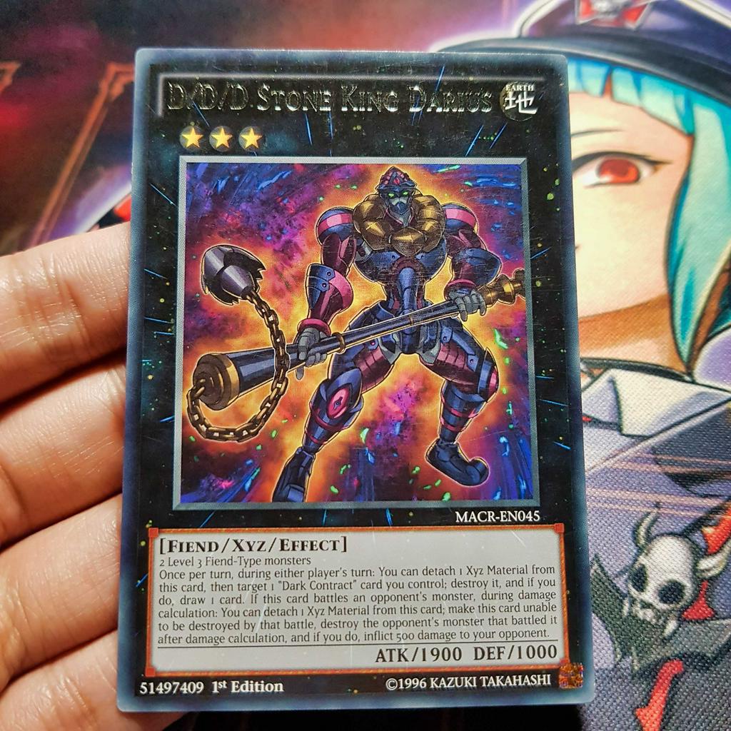 Thẻ bài Yugioh chính hãng | D/D/D Stone King Darius | MACR Rare ...