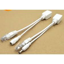 Bộ 2 cáp truyền tín hiệu Jack Poe cho camera IP thông thường - Jack POE ...