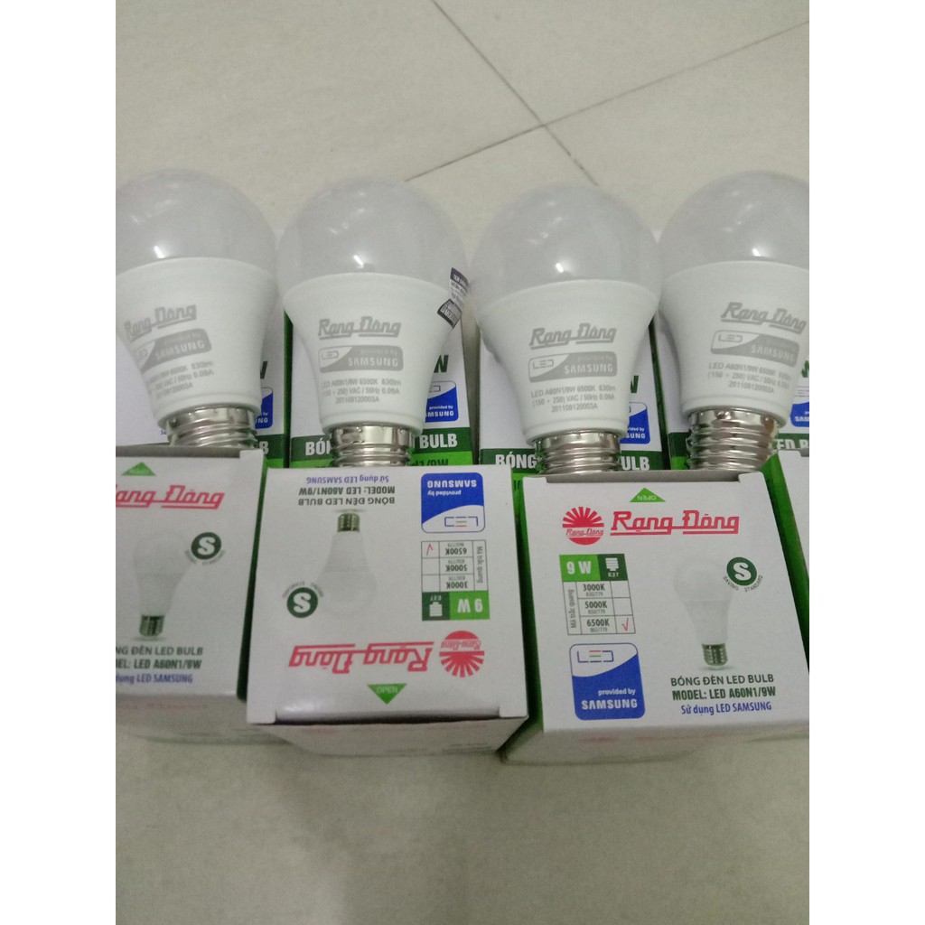 BÓNG ĐÈN LED BULB 9W RẠNG ĐÔNG | Shopee Việt Nam