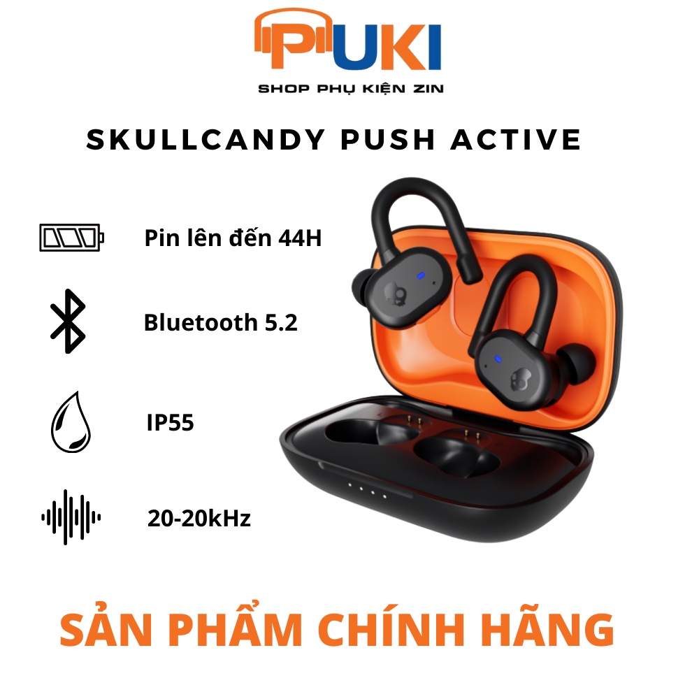 Tai nghe thể thao Push Active XT - Tai nghe Skullcandy Push Active True ...