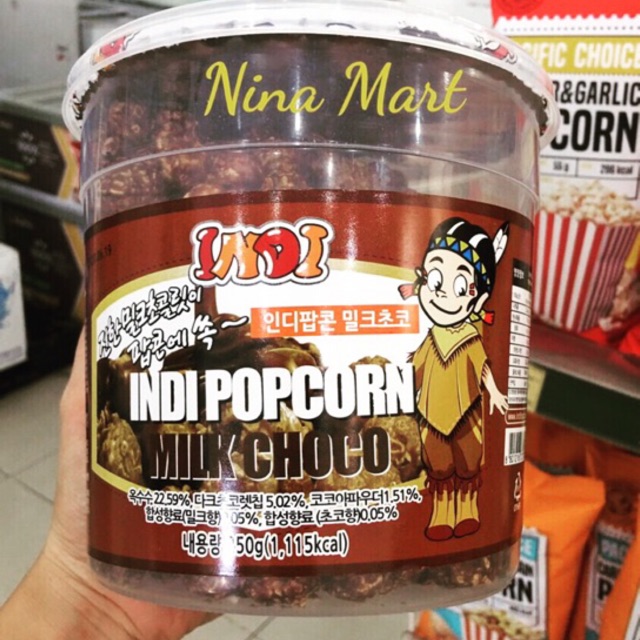 Bắp nổ Indi vị Milk choco 250g | Shopee Việt Nam