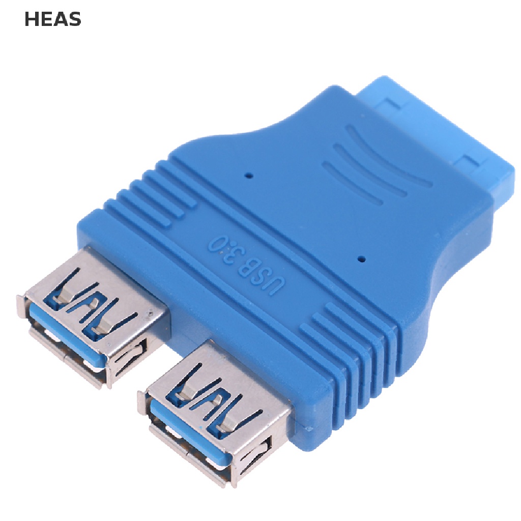 he Motherboard 2 ports USB 3.0 female to 20 pin header female adapter ...